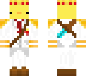 also king duck but with a sword and different beak | Minecraft Skin