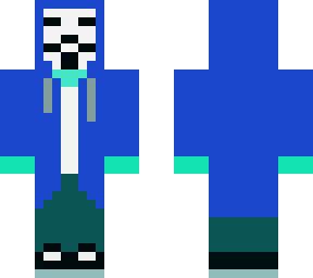 Blue hacker | Minecraft Skin