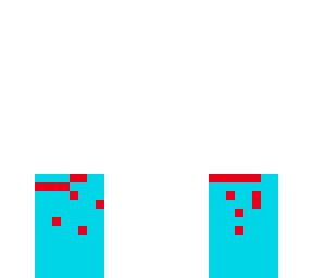 cyan dead body | Minecraft Skin