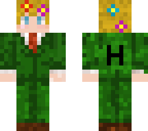 flower elf in suit | Minecraft Skin