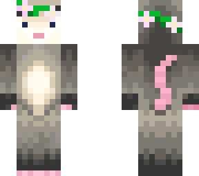 Flowercrown Possum | Minecraft Skin