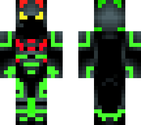 neon alien buster | Minecraft Skin