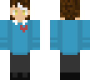 Revived Schlatt (Blue Sweater) | Minecraft Skin