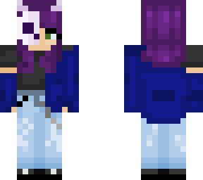 purple skeleton | Minecraft Skins