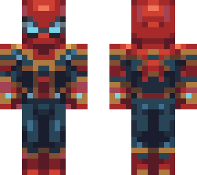 spider-man Iron Suit | Minecraft Skin