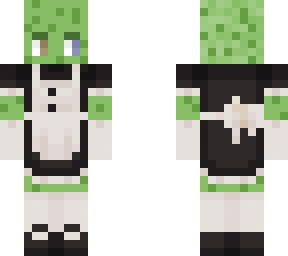 Alien in a maid outfit | Minecraft Skin