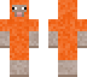 Orange Sheep Minecraft