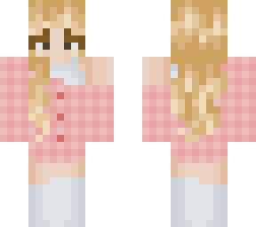 plaid blouse | Minecraft Skins