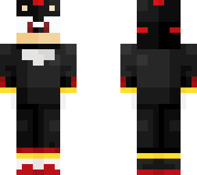 Shadow the Hedgehog | Minecraft Skin