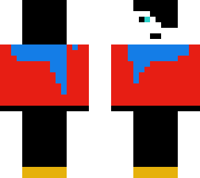 BLUE EYES MAN SSS | Minecraft Skin