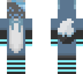 Blue Protogen Minecraft Skins