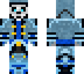 Blue Skull | Minecraft Skin