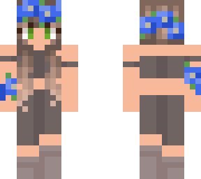 Cornflowers In Her Hair FIXED | Minecraft Skin
