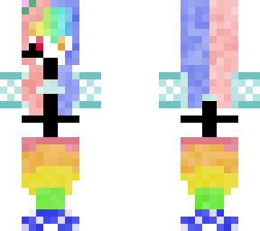 Female Mermaid Ink sans | Minecraft Skin