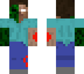 infected steve | Minecraft Skins