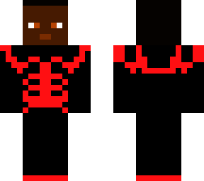 Miles Morales unmasked | Minecraft Skin