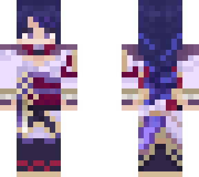 raiden shogun | Minecraft Skins