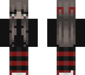 red plaid pants girl | Minecraft Skin