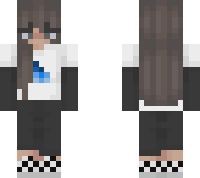 ~ Sapnap Blue Fire Girl ~ | Minecraft Skin