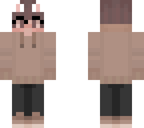 Aesthetic Bunny ear skin | Minecraft Skin
