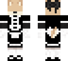 maid bow updated doge cheems maidskin maidoutfit | Minecraft Skins