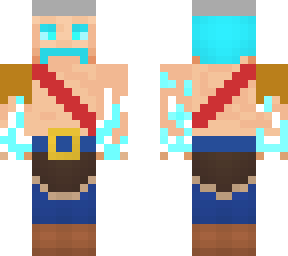 Ice wizard barbarian king | Minecraft Skin