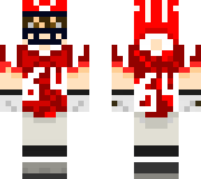 Kansas City chiefs 64 Jersey | Minecraft Skin