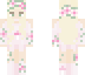pink flower fairy | Minecraft Skin