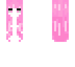~Bubblegum~ Pink hair base | Minecraft Skin