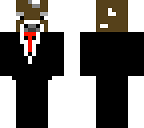 Cow In A Suit Minecraft Skins