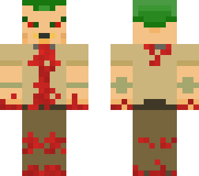 Doom 1/2 Zombieman | Minecraft Skin