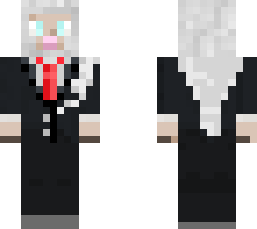 girl sheep in a suit | Minecraft Skin