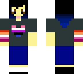 Genderfluid pride | Minecraft Skin