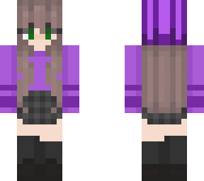 Purple Snuggie Girl | Minecraft Skin