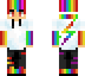 rainbow boy | Minecraft Skin