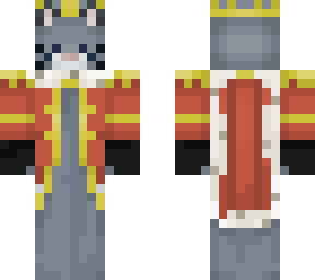 Royale grey cat | Minecraft Skin