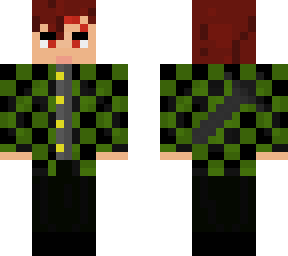Tanjiro (Demon slayer) | Minecraft Skin