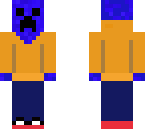 Blue creeper gamer | Minecraft Skin