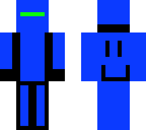 Blue smile | Minecraft Skin