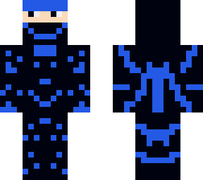 Cool blue gamer boy | Minecraft Skin
