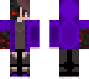 Corrupted Carl Purple | Minecraft Skin