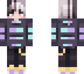 Emo Purple and blue | Minecraft Skin