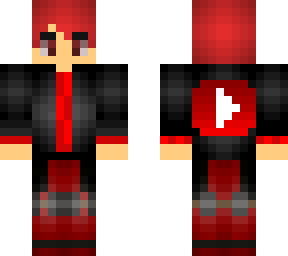 Red YouTuber Suit | Minecraft Skin