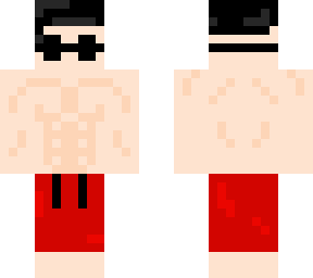 Shady beach guy | Minecraft Skin