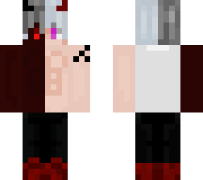 shirtless demon | Minecraft Skins