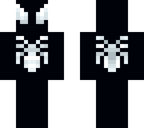 Symbiote spiderman | Minecraft Skin