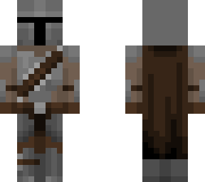 -Mando- (With Cape) | Minecraft Skin