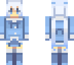 snow miku | Minecraft Skins