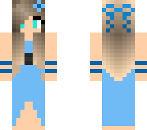 ob blue dress | Minecraft Skins
