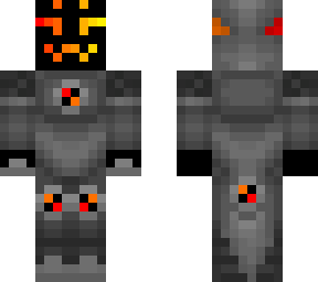 Fire protogen | Minecraft Skin